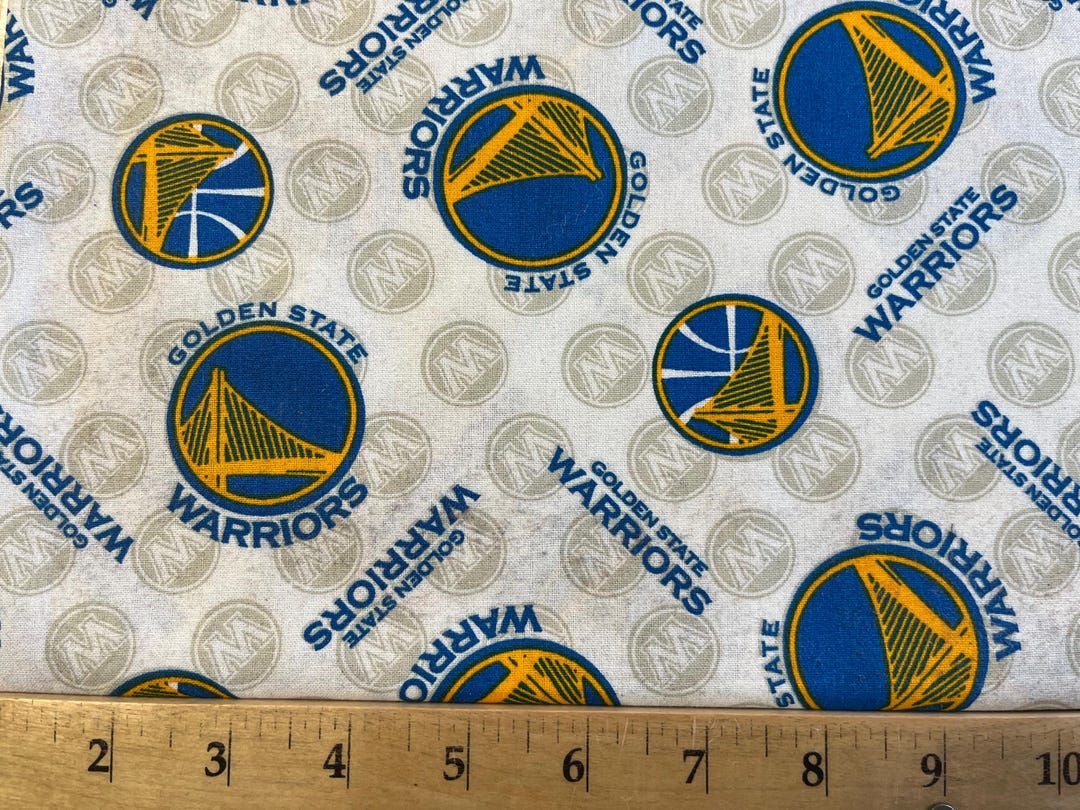 New NBA GOLDEN STATE Warriors Allover Print #1 100% Cotton Fabric, You ...