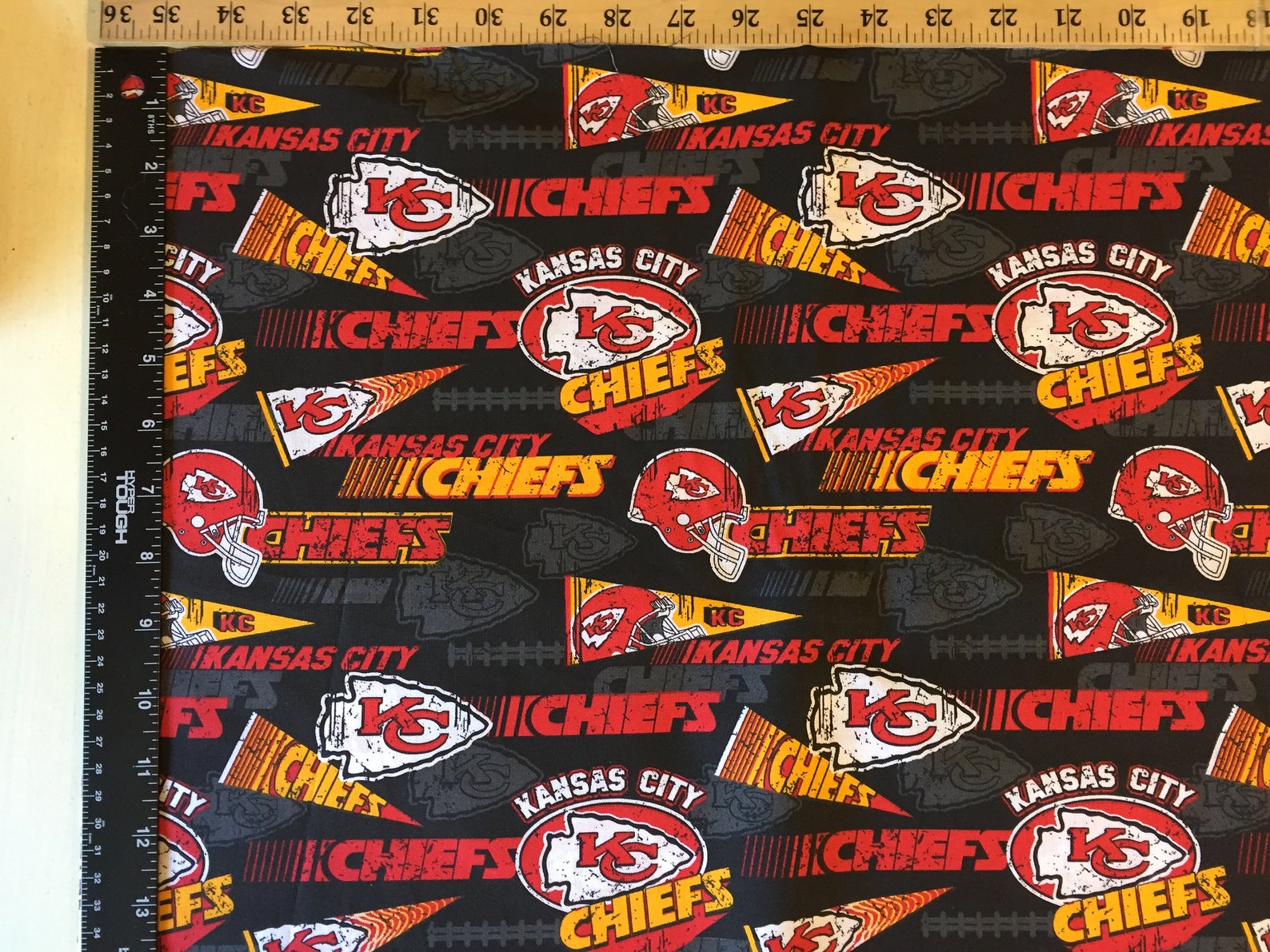 NFL KANSAS City CHIEFS Vintage Retro Print Football 100% - Etsy