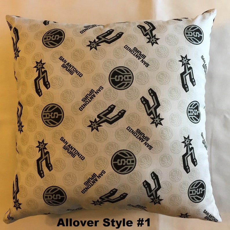 NBA San ANTONIO SPURS Basketball Throw pillow sports fan | Etsy