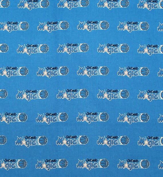 New NBA ORLANDO MAGIC Throwback Print 100% Cotton Fabric You | Etsy