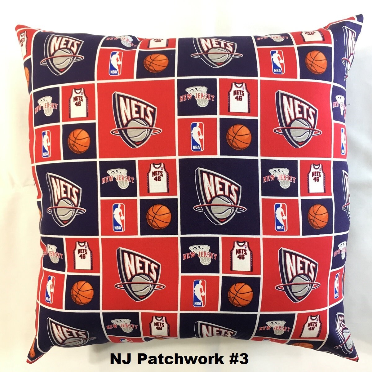 NBA BROOKLYN NETS Basketball Throw Pillow Sports Fan | Etsy