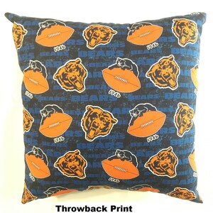 NFL CHICAGO BEARS Complete Football Throw Pillow, Sports Fan ...