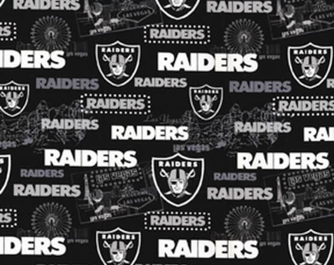 NFL LAS VEGAS Raiders Hometown Print Football 100% Cotton - Etsy