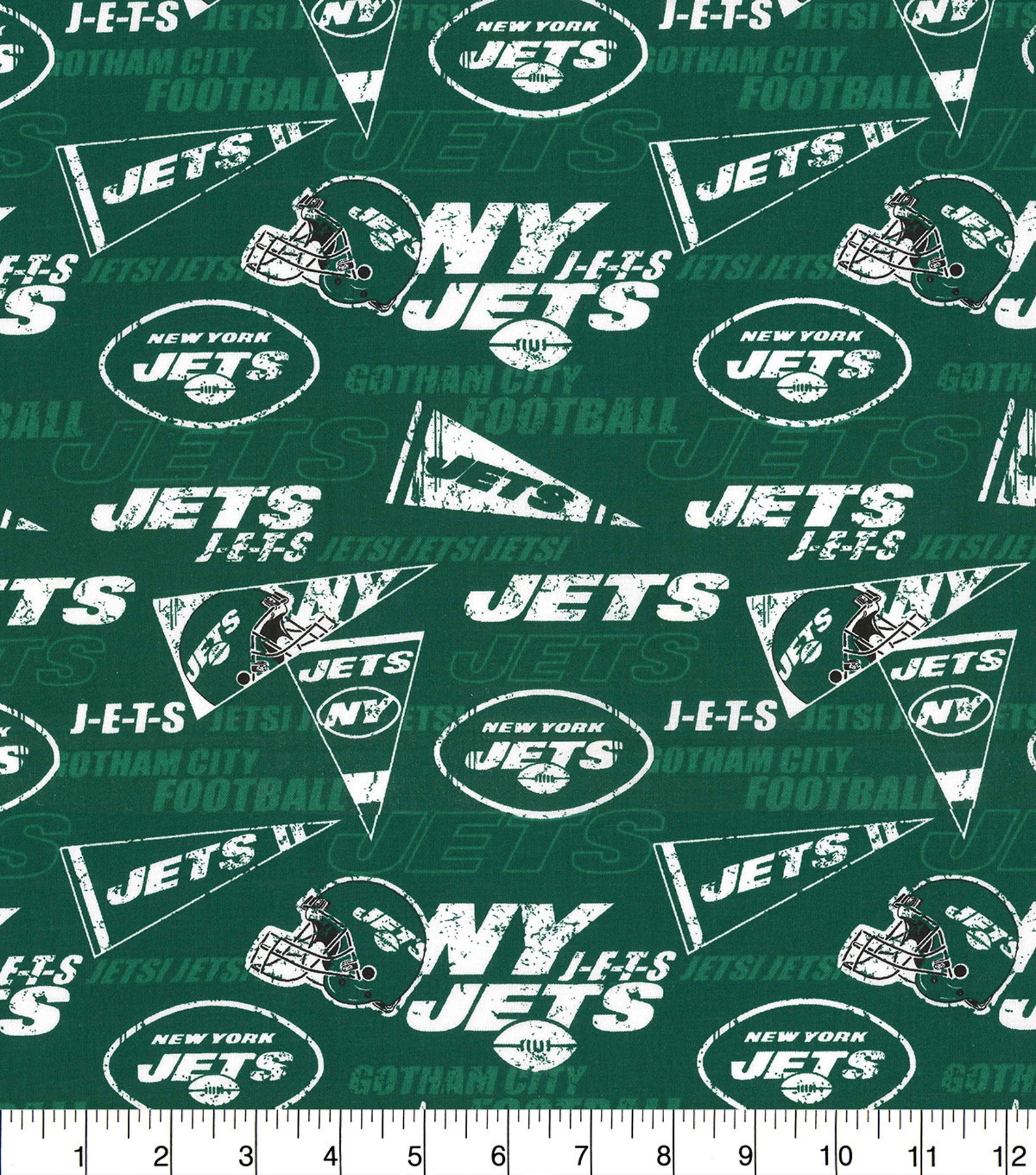 NFL NEW YORK Jets Vintage Retro Print Football 100% Cotton | Etsy