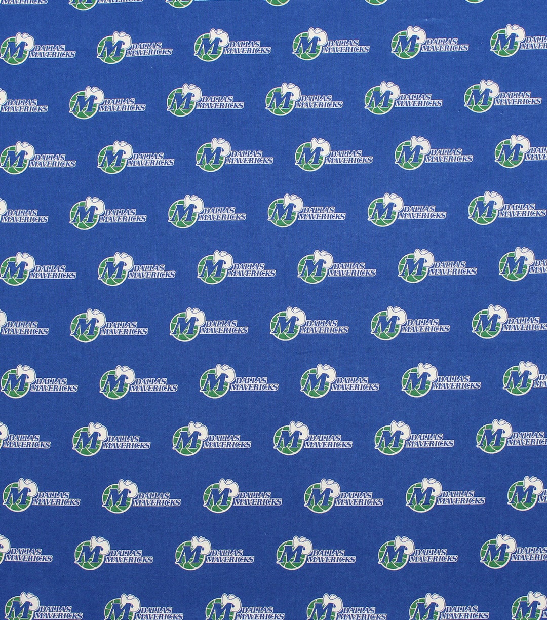 New NBA DALLAS MAVERICKS Throwback Print 100% Cotton Fabric, You Choose ...