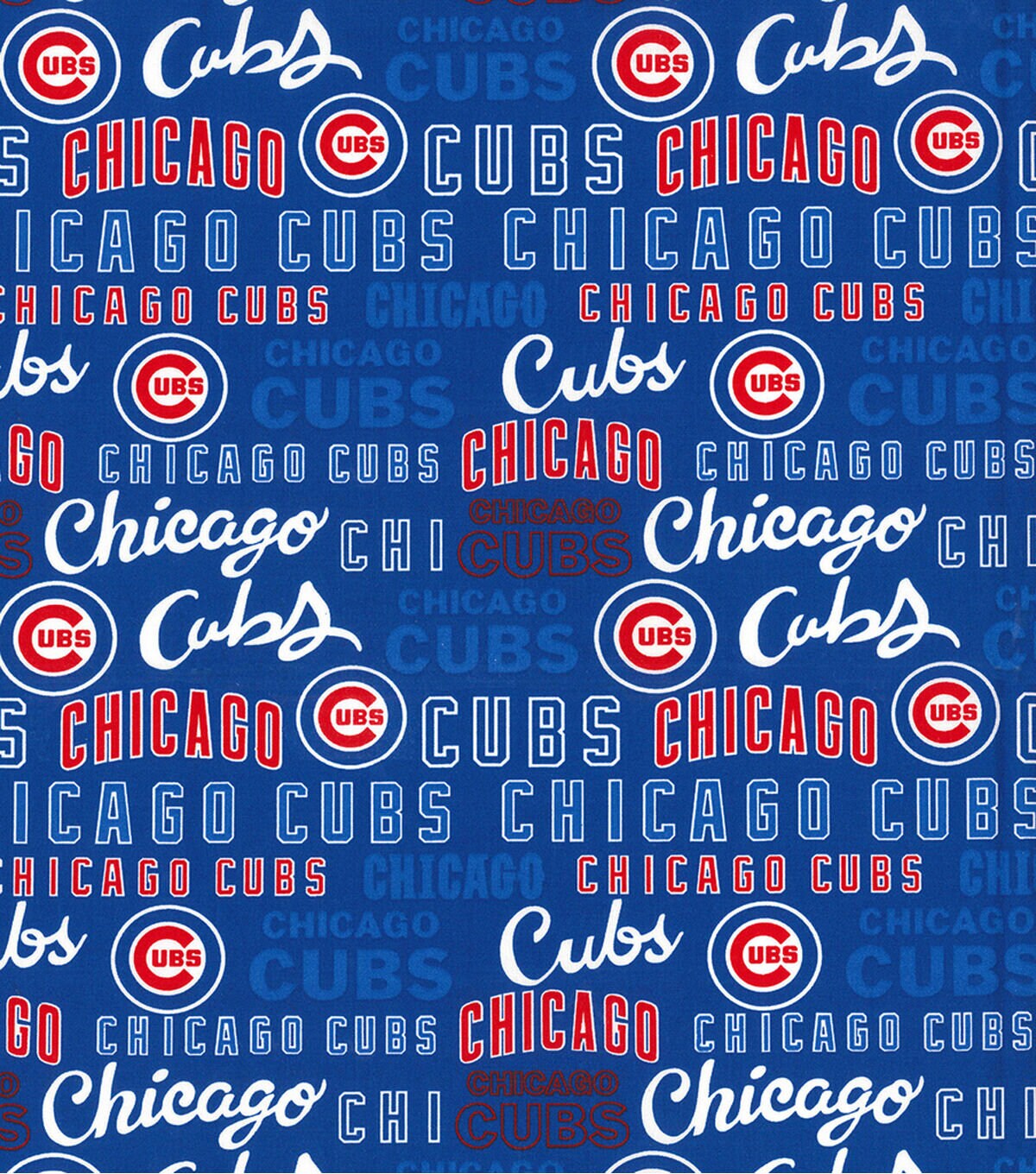 MLB CHICAGO CUBs Throwback Logos Print Baseball 100% cotton | Etsy
