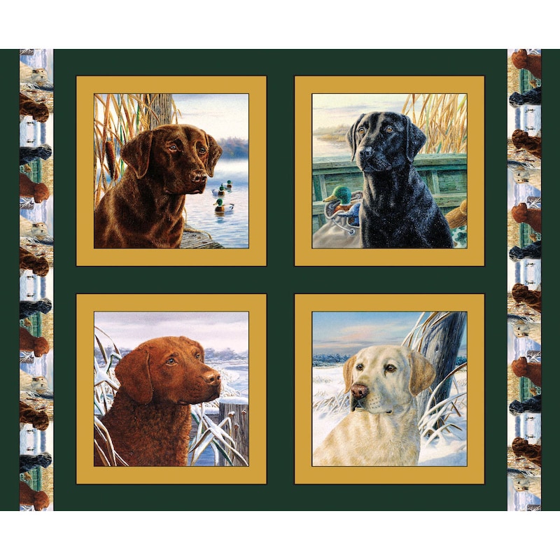 Lab Quilt Panel - Etsy