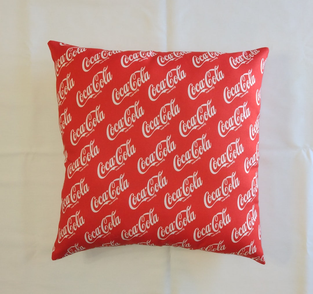 Coca-cola COKE Soda Pop CLASSIC LOGO 15x 15 Throw Pillow, Collectible ...