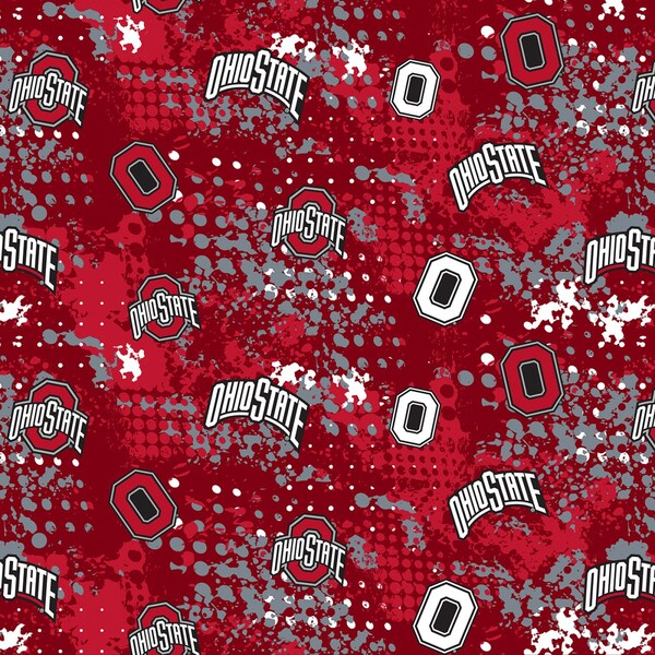Ohio State Cotton Fabric by the Yard - Etsy