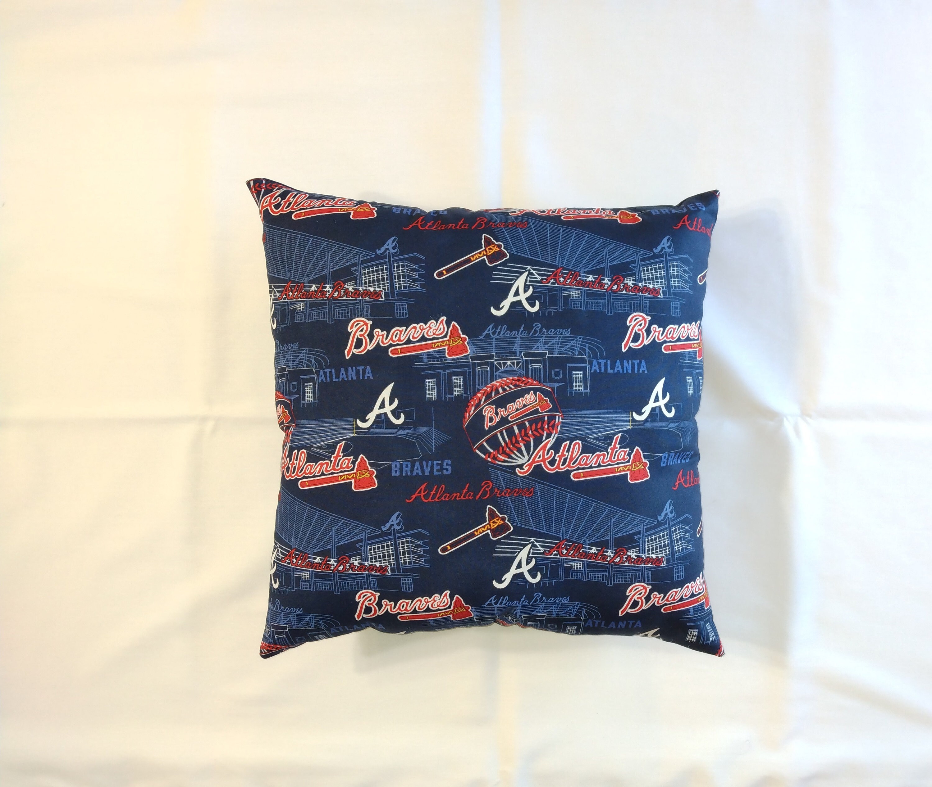 MLB Atlanta Braves Complete 15x 15 Baseball Throw | Etsy