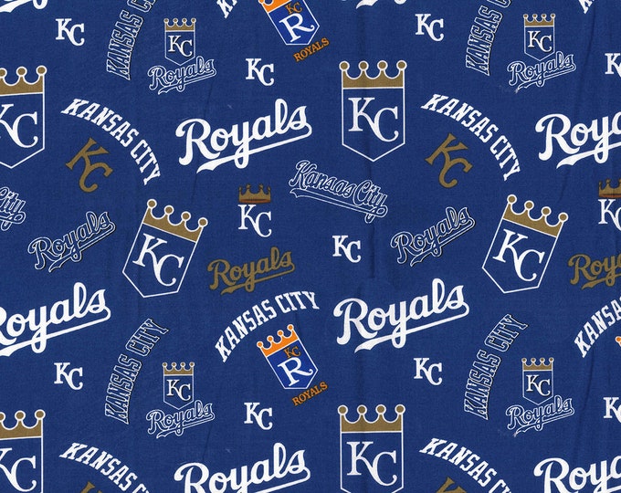 Kansas City Royals Fabric by the Yard, Cotton Kansas City Royals Fabric ...