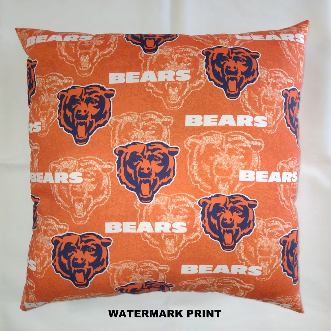 NFL CHICAGO BEARS Complete Football Throw Pillow, Sports Fan ...