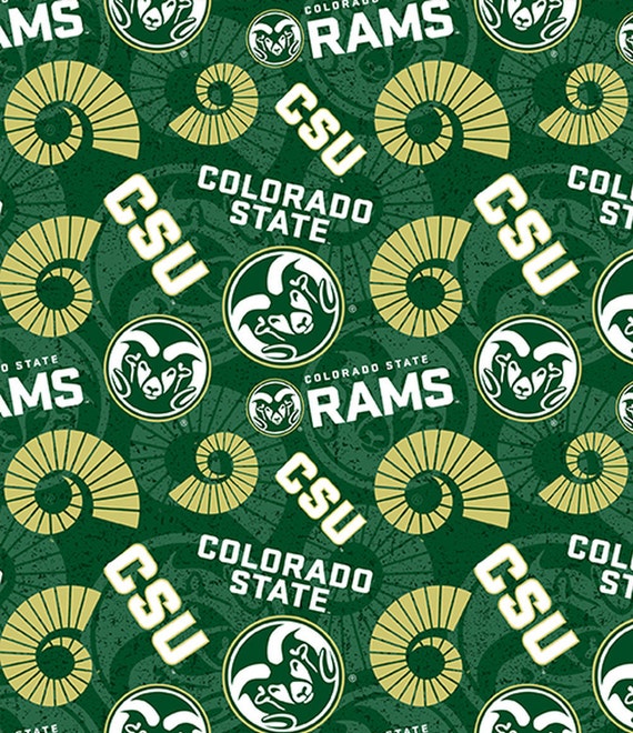 Ncaa COLORADO STATE UNIVERSITY Rams Watermark Print Football - Etsy