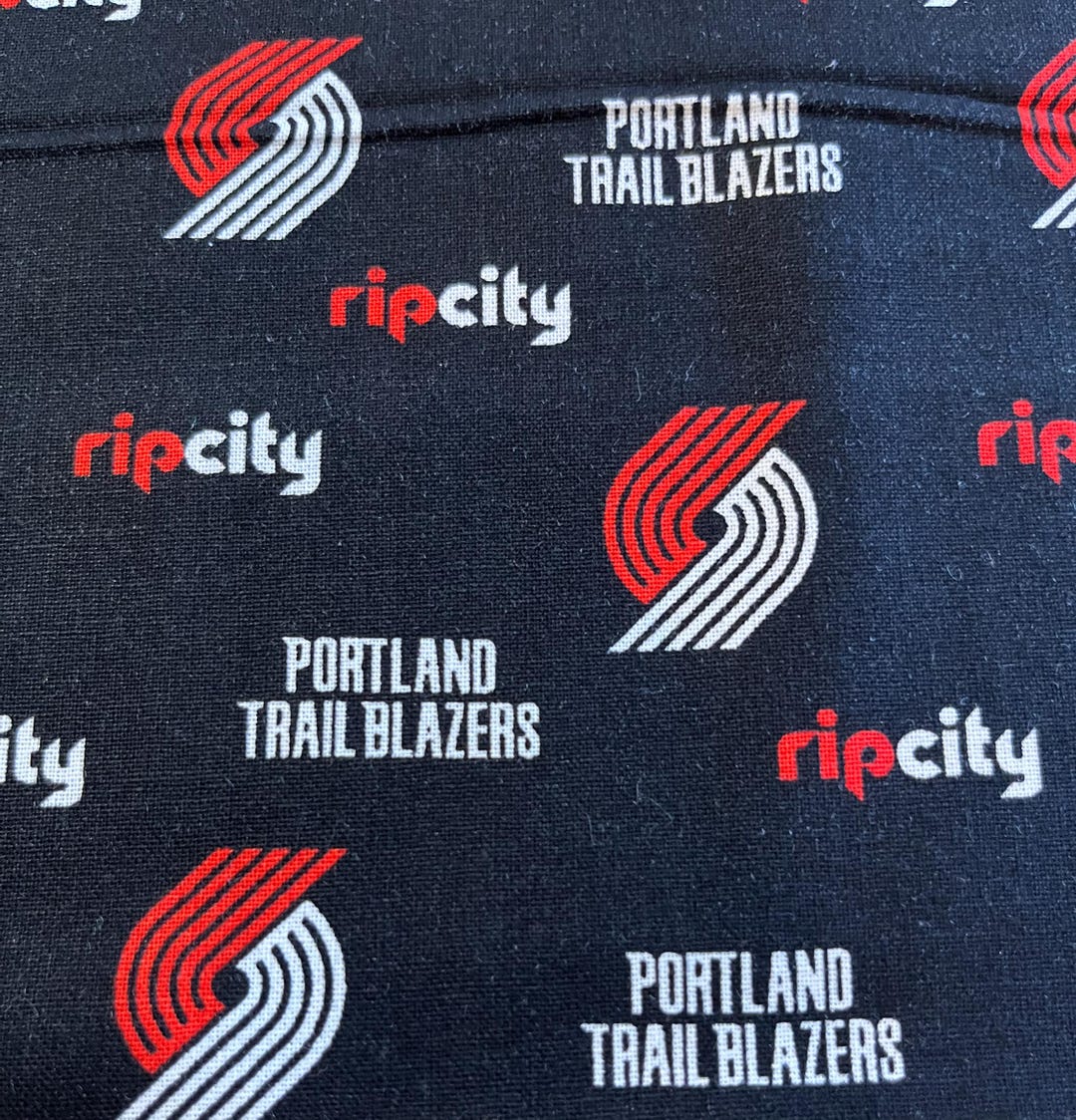 New NBA PORTLAND TRAILBLAZERS Allover Print #2 100% Cotton Fabric, You ...