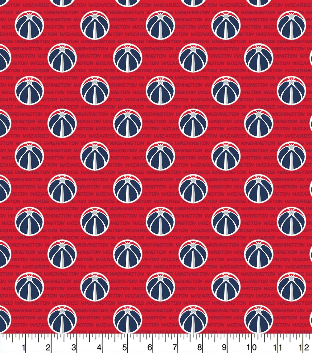 New NBA WASHINGTON WIZARDS Mini Print 100% Cotton Fabric, You Choose ...