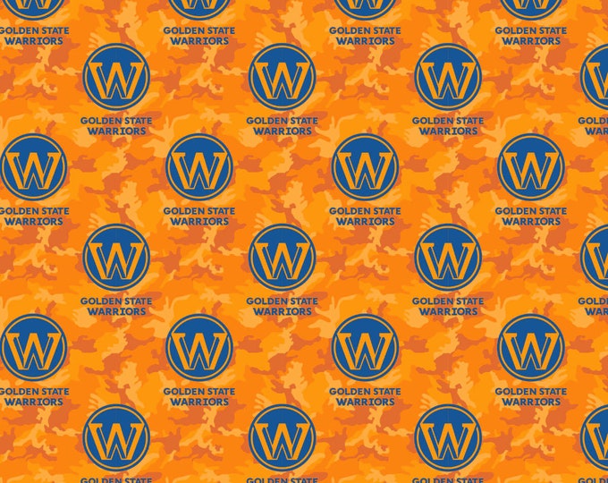 Golden State Warriors Fabric by the Yard Cotton Golden State - Etsy