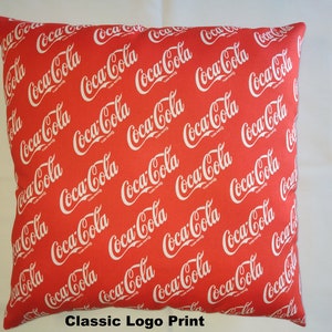 Coca-cola COKE Soda Pop CLASSIC LOGO 15x 15 Throw Pillow, Collectible ...