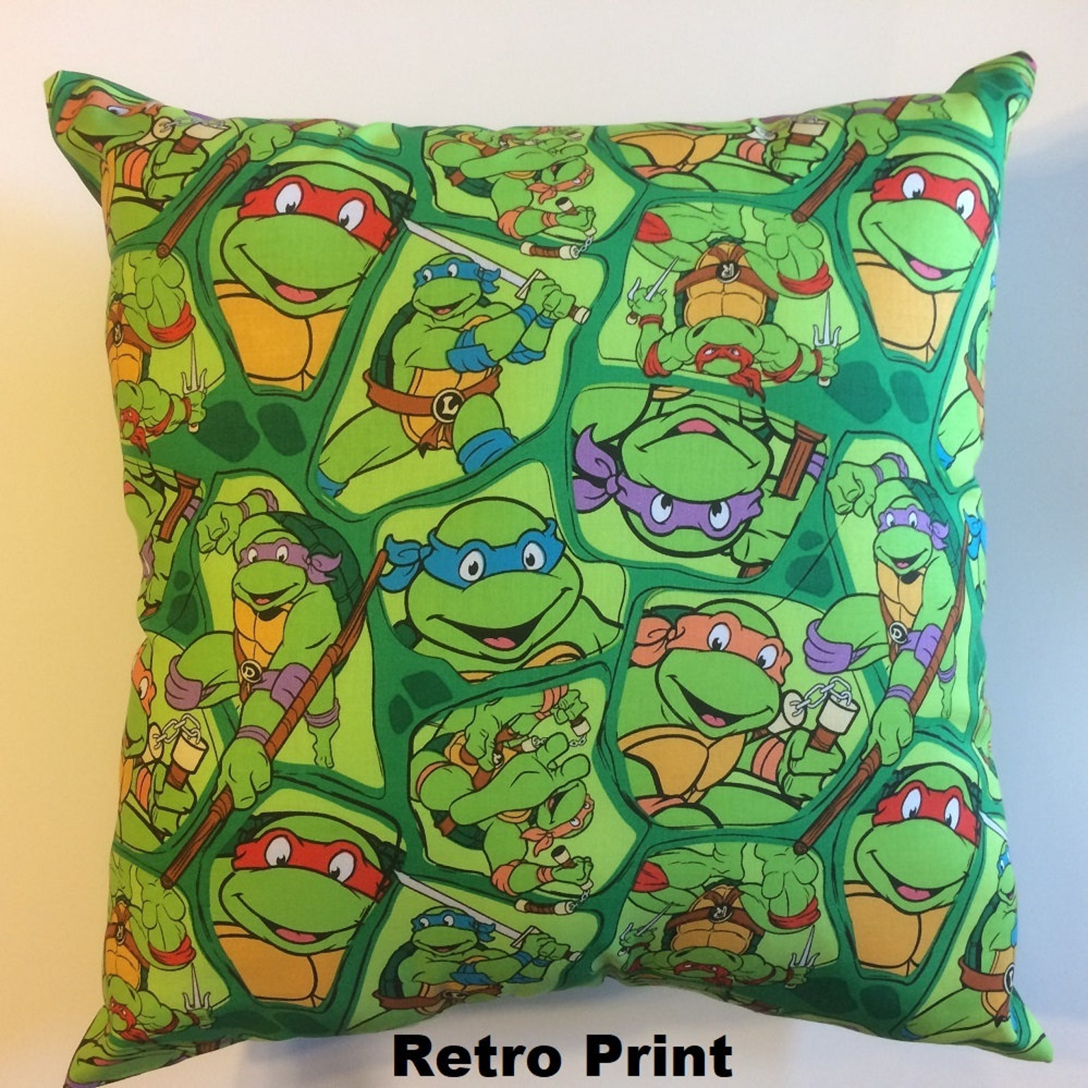 TMNT Teenage Mutant Ninja Turtles Complete Throw Pillow - Etsy