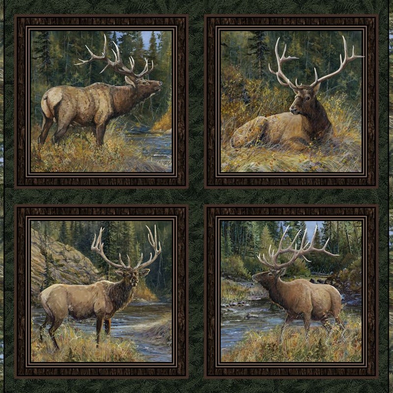 Elk Fabric - Etsy