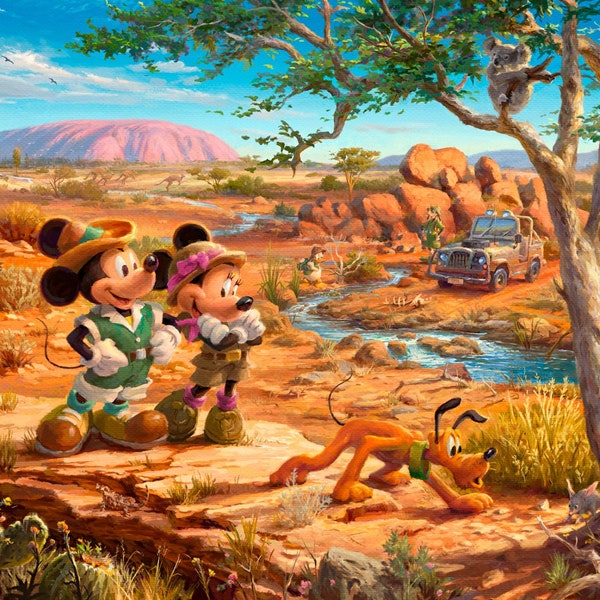 Mickey Mouse Fabric Panel - Etsy