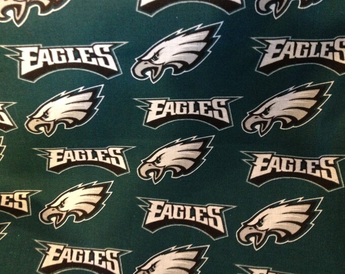 NFL PHILADELPHIA EAGLES Football 100% Cotton Fabric Material You Choose ...