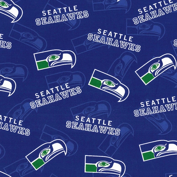 Seattle Seahawks Fleece Fabric - Etsy
