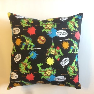 TMNT Teenage Mutant Ninja Turtles complete throw pillow | Etsy
