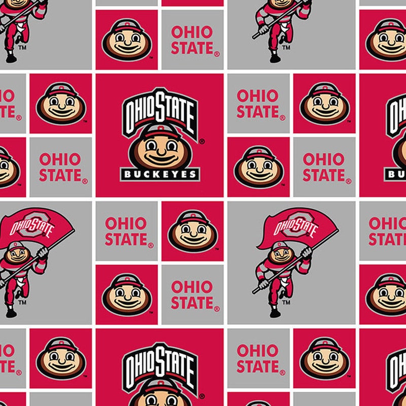 Ohio State Fabric - Etsy