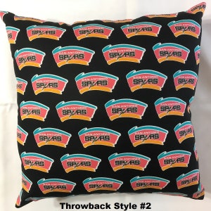 NBA San ANTONIO SPURS Basketball Throw Pillow, Sports Fan, Decorative ...