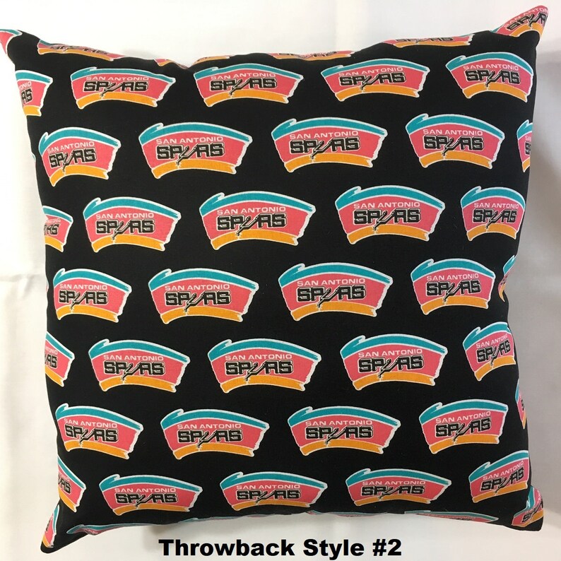 NBA San ANTONIO SPURS Basketball Throw pillow sports fan | Etsy