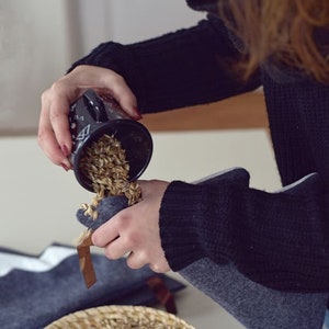 Triglav Mountain Cushion • Mountain Pillow • Organic Spelt Husks ...