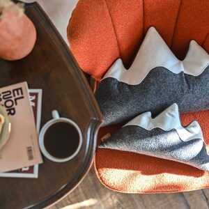 Triglav Mountain Cushion Mountain Pillow Organic Spelt Husks Lavender ...