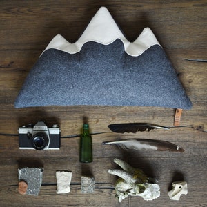 Triglav Mountain Cushion Mountain Pillow Organic Spelt Husks Lavender ...