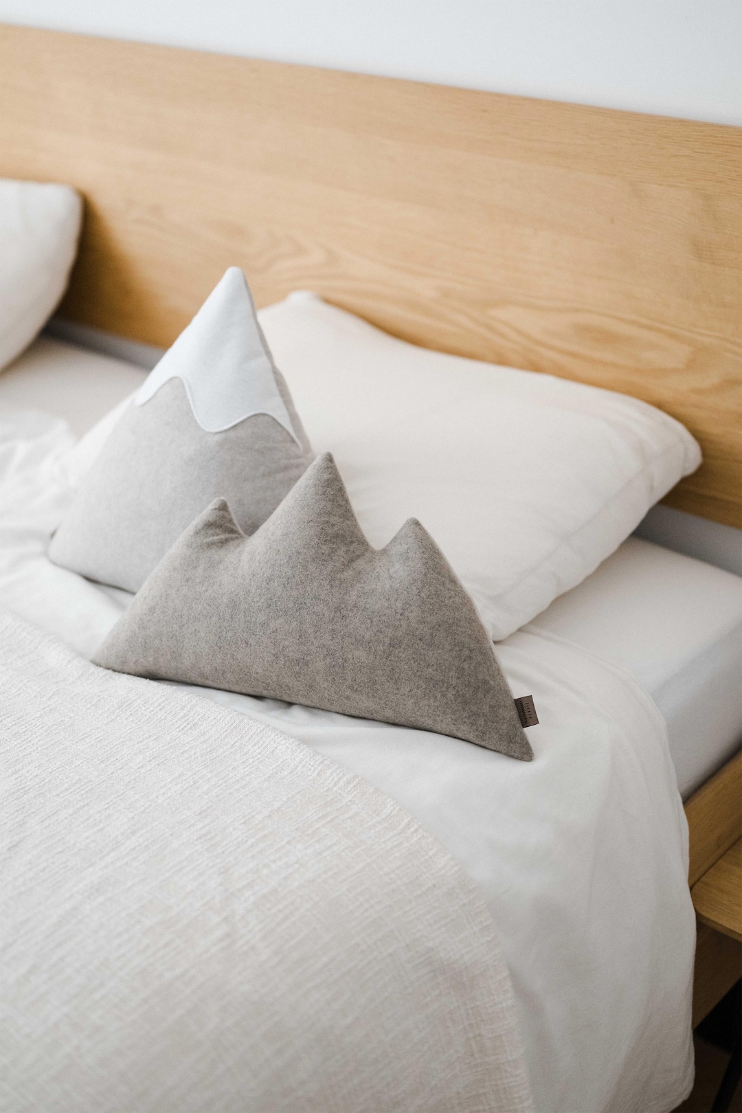 Little Mount Triglav Mountain Pillow • Three Peaks Mountain Cushion ...