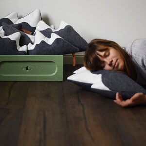 Triglav Mountain Cushion Mountain Pillow Organic Spelt Husks Lavender ...