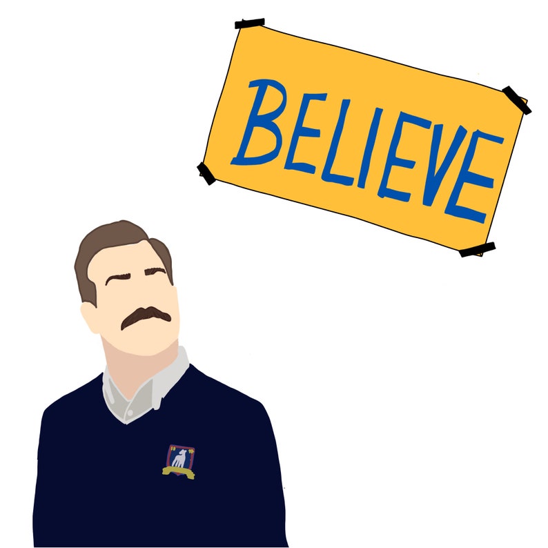 Ted Lasso Sticker Etsy