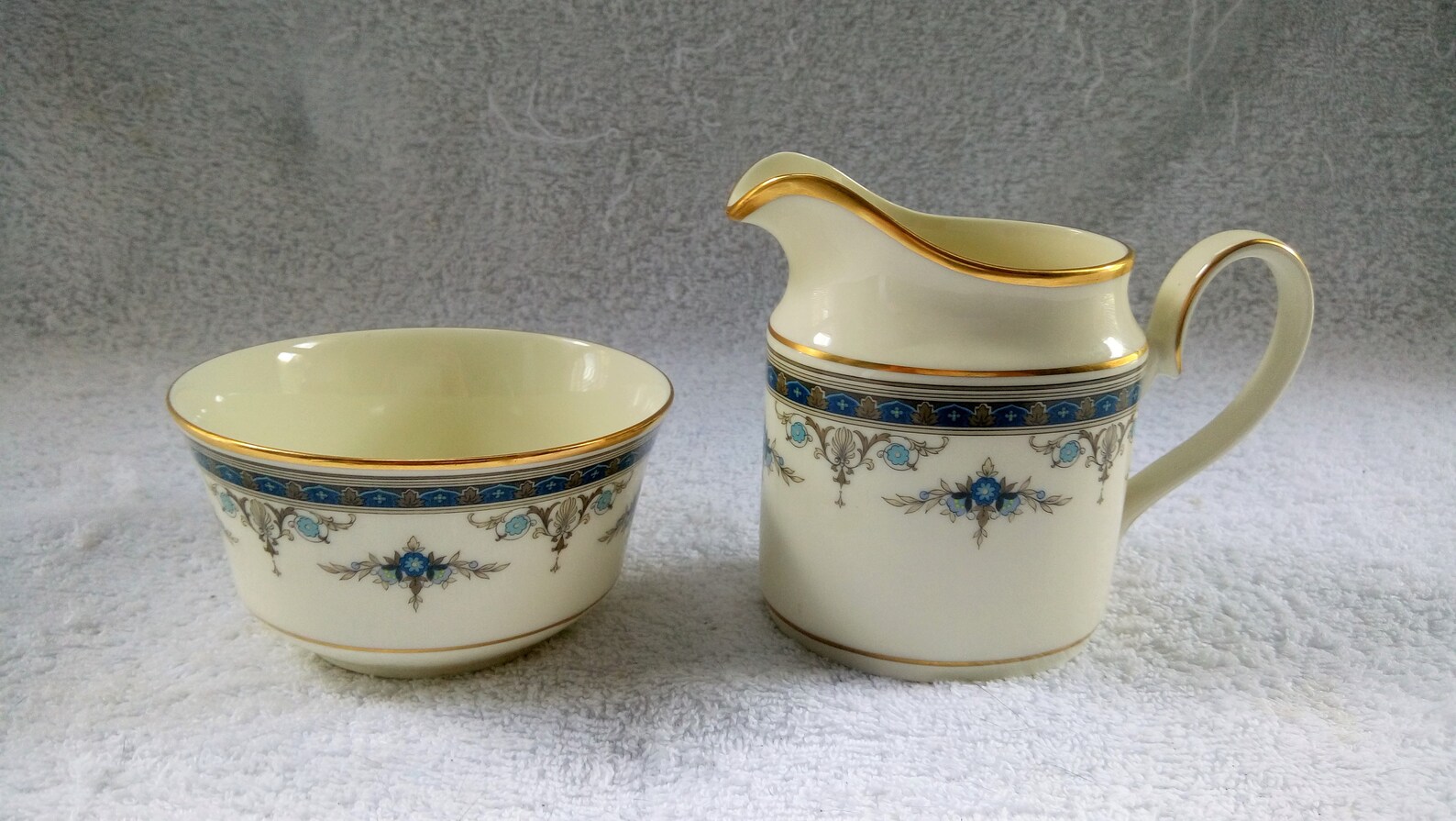 1920's MINTON Art Deco Blue & Gilt ' GRASMERE ' | Etsy