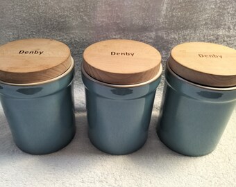 Denby Storage Jars - Etsy UK