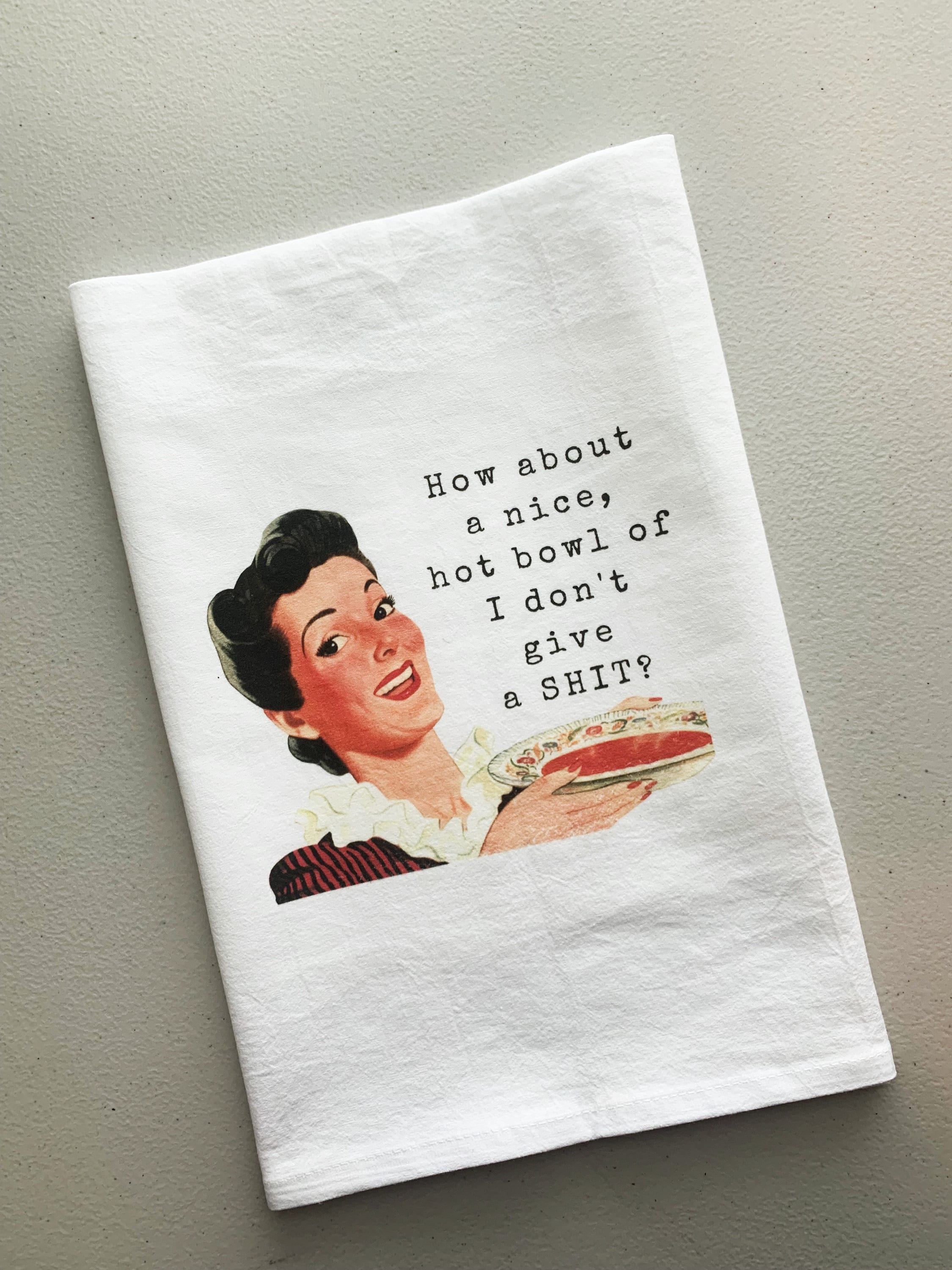 3 Funny Sayings Retro Kitchen Cotton Tea Towels Christmas - Etsy