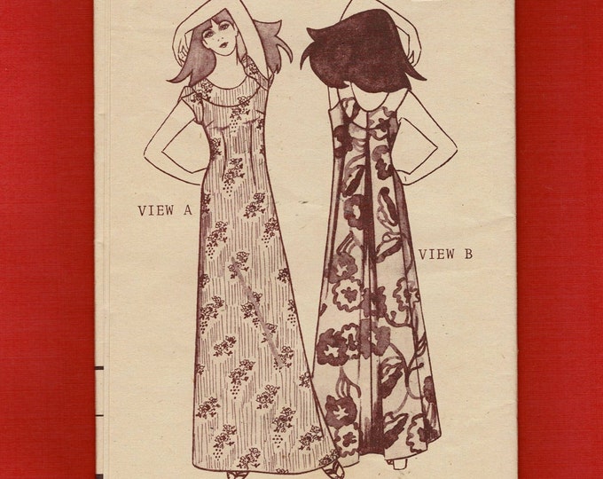 Kekahi 901B Hawaiian Dress Muumuu Sewing Pattern Size 8 12 16 UNCUT - Etsy