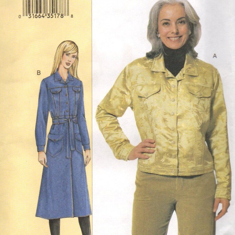 Vogue Jacket Pattern - Etsy