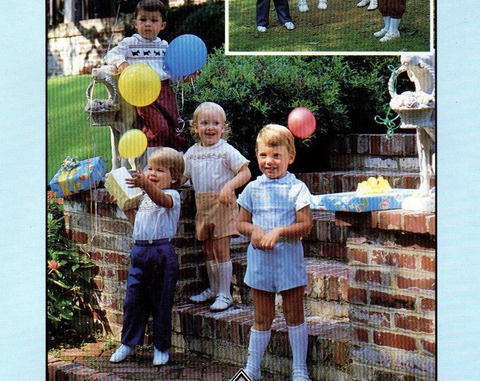 Chery Williams Boys Button-on Suit Sewing Pattern Size 1 - 5 UNCUT ...