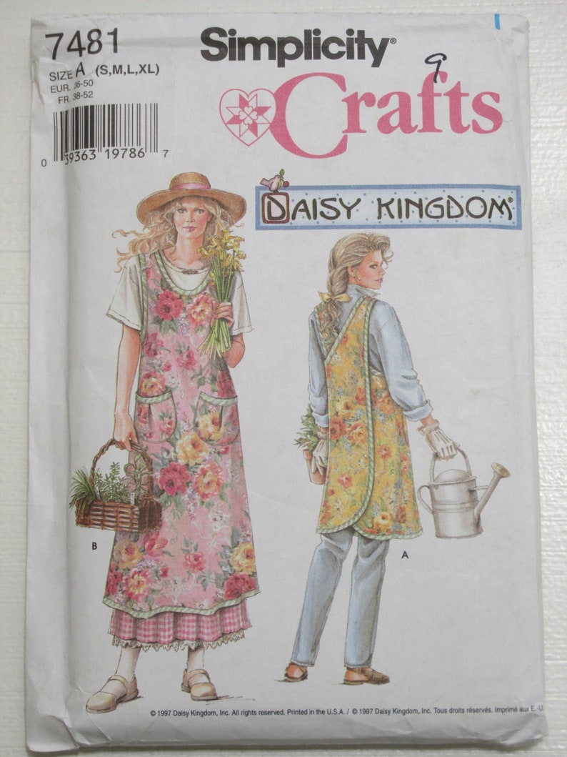 Simplicity 7481 UNCUT Misses' Daisy Kingdom Back Wrap - Etsy