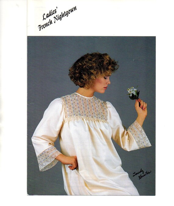 Sandy Hunter 120 Ladies French Nightgown Sewing Pattern | Etsy
