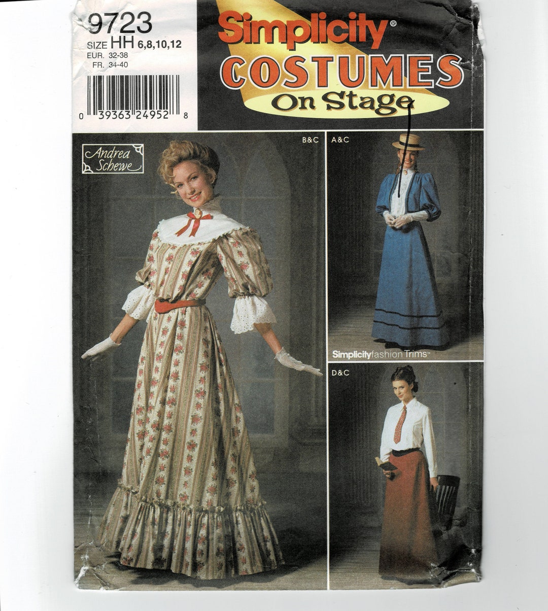 Simplicity 9723 Victorian Dress and Jacket Costumes on Stage School ...