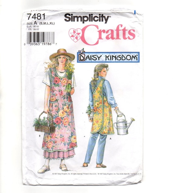 Simplicity 7481 UNCUT Misses' Daisy Kingdom Back Wrap - Etsy