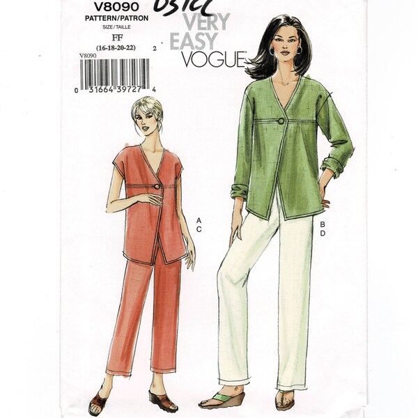 Vogue Pants Pattern - Etsy