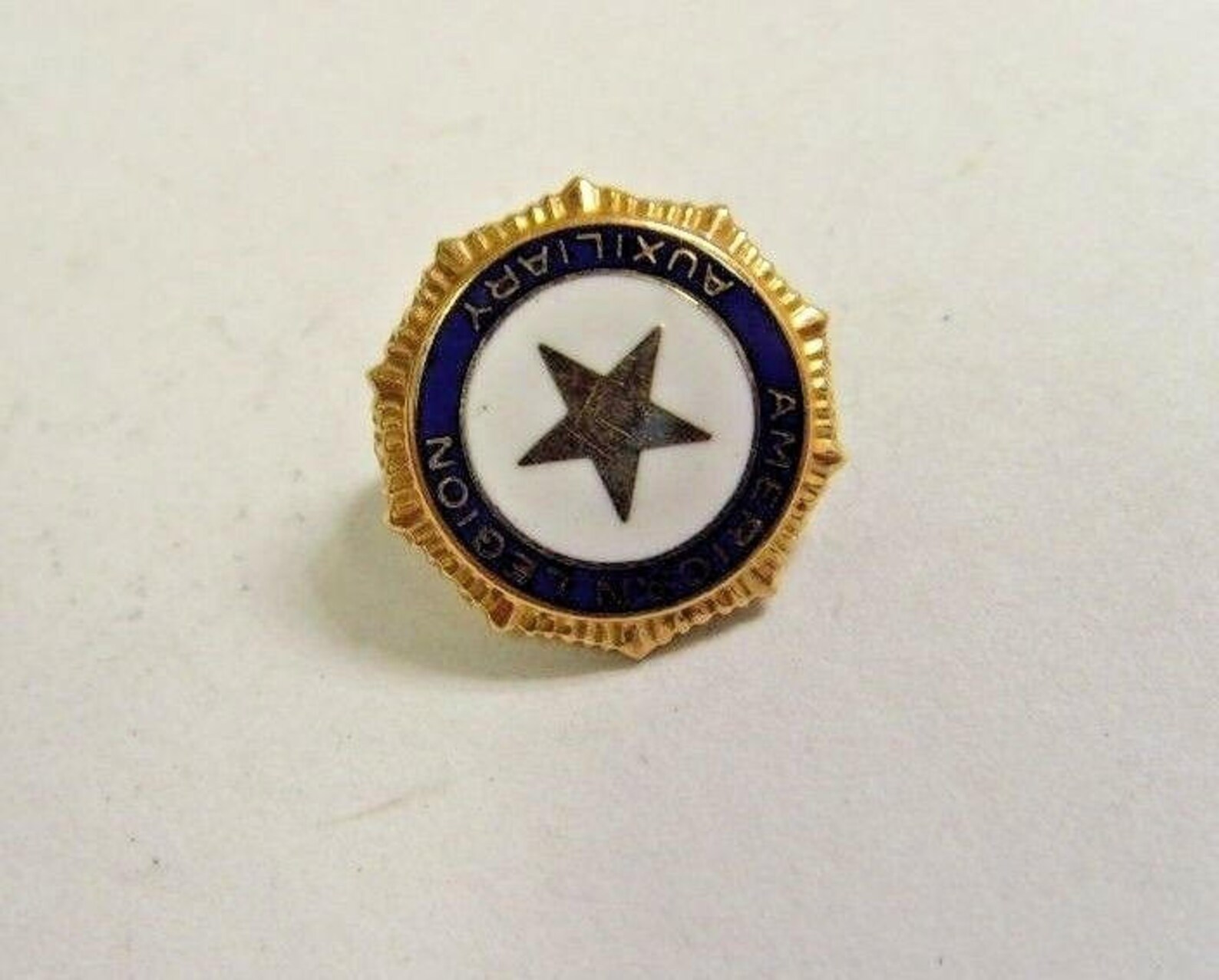 10K Gold Antique American Legion Auxiliary Star Lapel Pin E1431 - Etsy