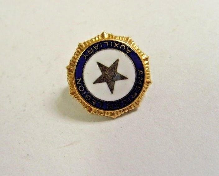 10K Gold Antique American Legion Auxiliary Star Lapel Pin E1431 - Etsy