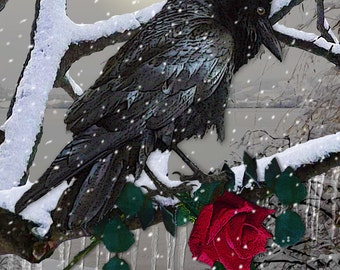 Raven and Rose Art - Etsy